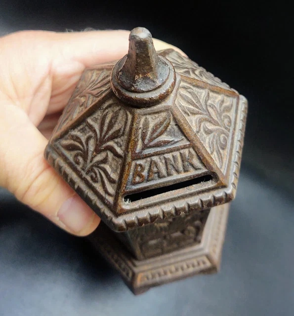 ANTIQUE CAST IRON Money Box Victorian Post Box £109.92 - PicClick UK