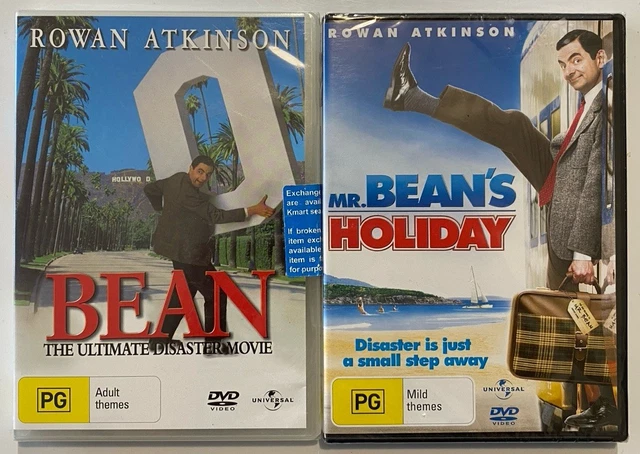 MR BEAN X2 DVD The Ultimate Disaster Movie Beans Holiday Film Rowan ...