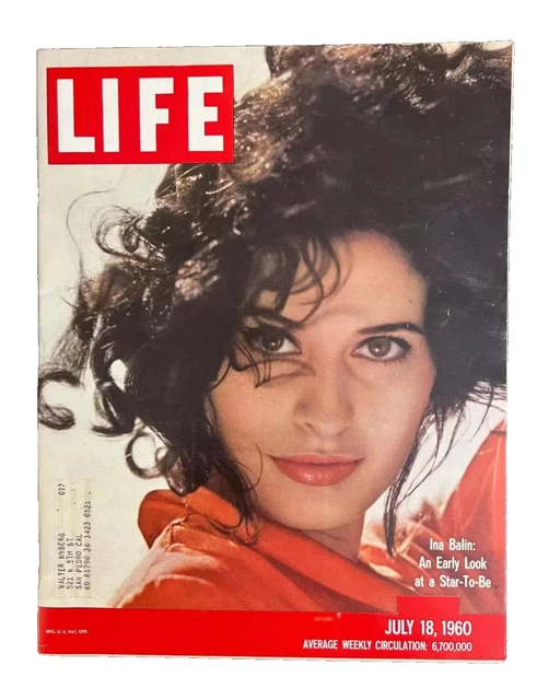 LIFE MAGAZINE JULY 18, 1960 Ina Balin Early Look at Star-To-Be, Vintage ...