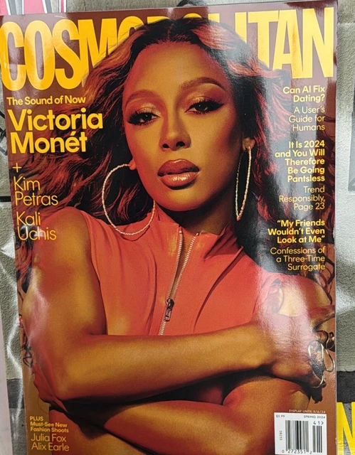 COSMOPOLITAN MAGAZINE SPRING 2024 Victoria Monet Kim Petras Kali Uchis ...