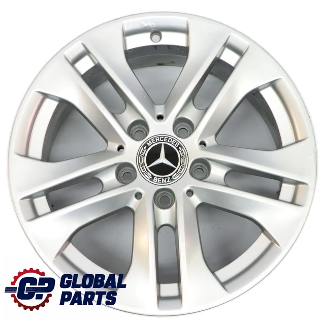 MERCEDES W204 ALLOY Wheel Rim 16" ET:43 7J 5 Double Spoke A2044017202 £ ...