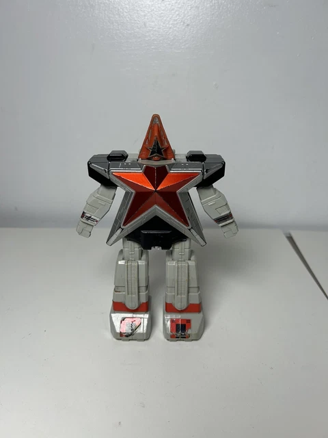 POWER RANGERS SUPER Zeo Megazord Red Star Zord 1996 Bandai Red Ranger ...