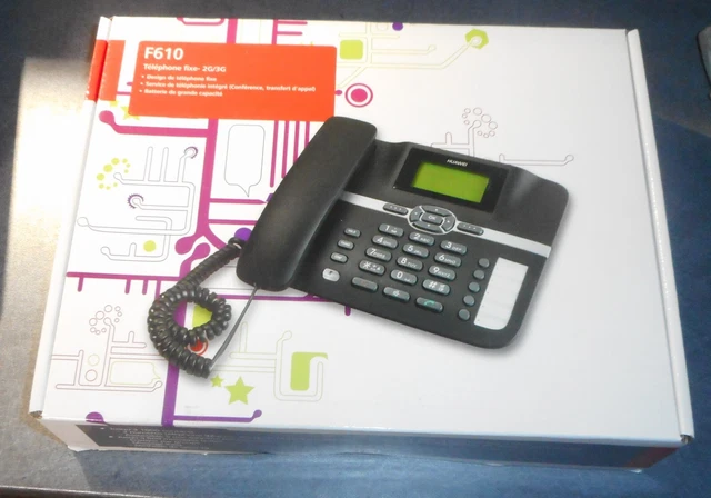 TÉLÉPHONE FIXE NEUF F610 2G/3G HUAWEI EUR 10,00 - PicClick FR