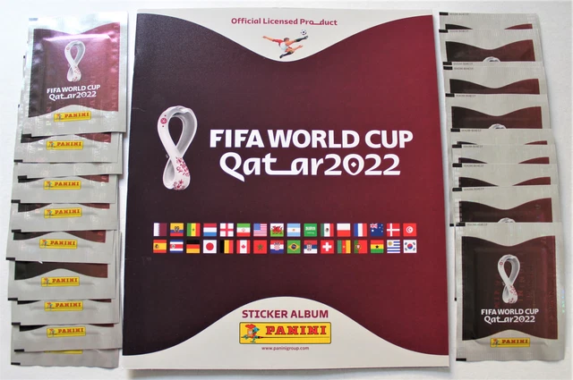 PANINI FIFA WORLD Cup WM Qatar 2022 stickers – 20 Sacs Packets + Album ...