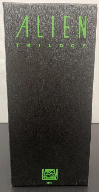 ALIEN TRILOGY VHS Box Set: (Alien/Aliens/Alien 3) Plus Alien ...