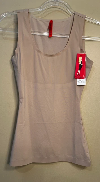 SPANX TRUST YOUR ThinStincts NUDE Control Shapewear Tank Top NEW Womens ...