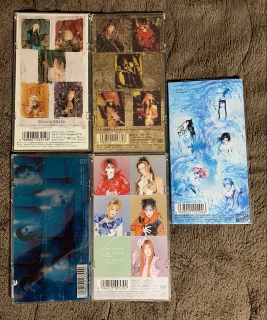 MALICE MIZER SINGLE CD 5-Disc Set Japanese Pressing Visual Kei Music ...