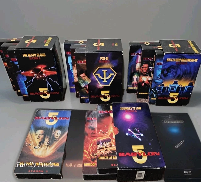 BABYLON 5 VHS Tapes Lot Of 12 Season Box Sets 1998 Collection Volume 5 & Vol 4 $27.34 - PicClick CA