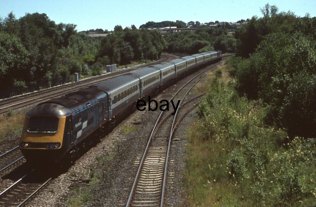 35MM RAILWAY SLIDE - HST Class 43. 43076 & 43074 @ Clay Cross £2.99 ...