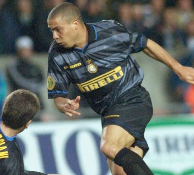 JERSEY INTER FINAL Cup UEFA 1998 Ronaldo 10 R9 The Phenomenon Lazio ...
