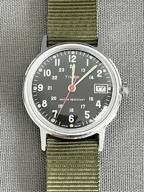 VINTAGE 1974 TIMEX Military Style Sprite Manual Wind Watch. £70.00 ...