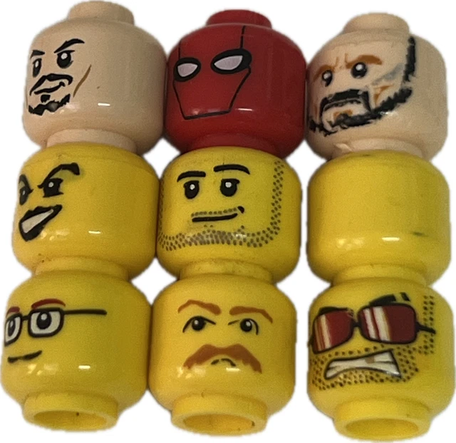 LEGO BULK LOT Heads - Minifigs Minifigures Mini Figures Collectors ...