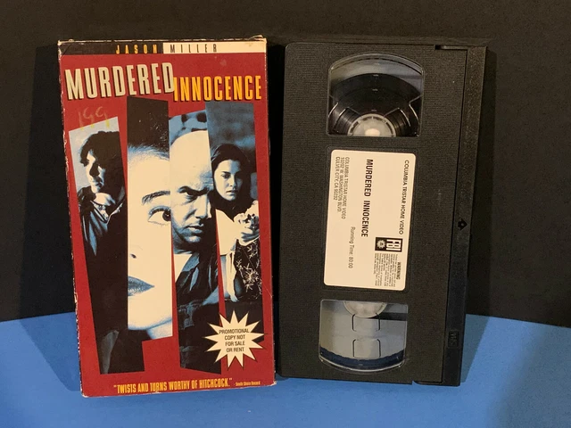 VHS MURDERED INNOCENCE (Columbia, 1996) Screener Thriller RARE Jason ...