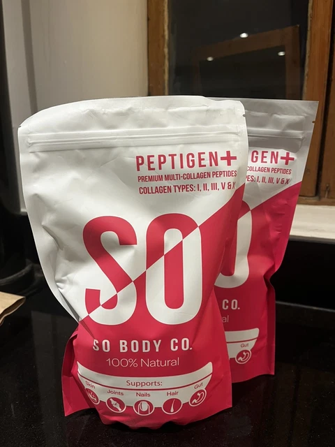 SO BODY CO Peptigen+ Premium Multi Collagen Supplement 300g ...