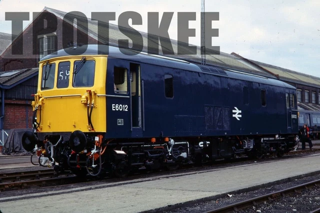 35MM SLIDE BR British Railways Electric Loco Class 73 E6012 1973 ...
