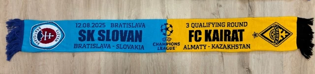 SCARF &SLOVAN& BRATISLAVA - "Kairat" Almaty 2025 08 12 £15.00 - PicClick UK