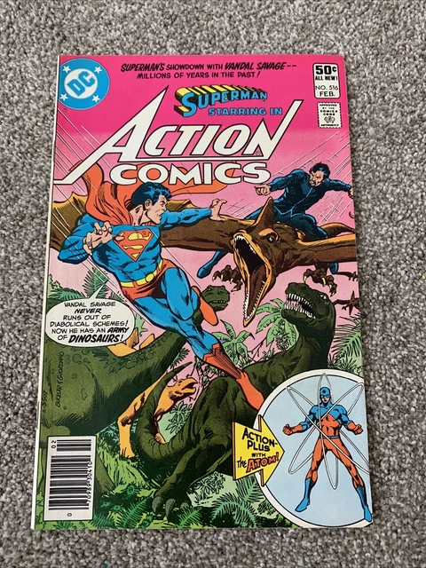 ACTION COMICS #516 DC 1981 Superman Vandal Savage The Atom Bronze Age ...