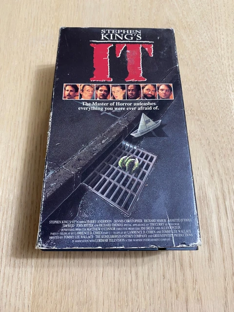 IT VHS 1990 Horror Stephen King 2 Tape Warner Home Video Tested Classic ...
