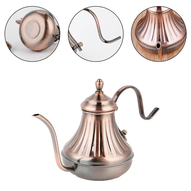STAINLESS STEEL COFFEE Pot with Narrow Spout for Enhanced Flavor ...
