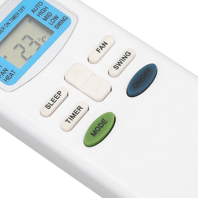 UNIVERSAL AIR CONDITIONERS Remote Control Replacement Battery Powered ...