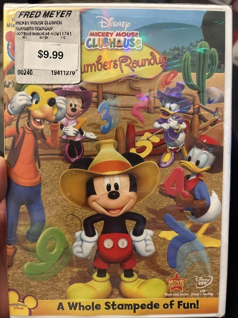 MICKEY MOUSE CLUBHOUSE: Mickeys Numbers Roundup (DVD, 2010) BRAND NEW ...
