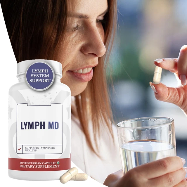 LYMPH MD - Lymphatic System Supplement with 9 Botanicals. Men and Women - 60 cap £6.56 - PicClick UK
