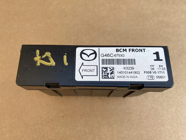 MAZDA 6 , CX-5 Body Control Module BCM ECU G46C675X0, 2013 - 2019 £39. ...
