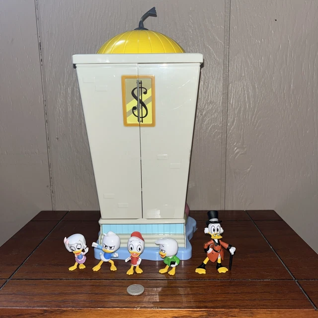 DISNEY DUCKTALES UNCLE Scrooges Money Bin Vault, Scrooge & 4 Nephew ...