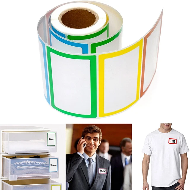 SEALING LABEL ORGANIZER Labels Name Tag Labels Adhesive Sticker Labels ...