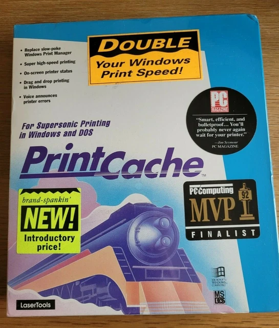 PRINT CACHE FOR Supersonic Printing In Windows And Dos New Sealed ...