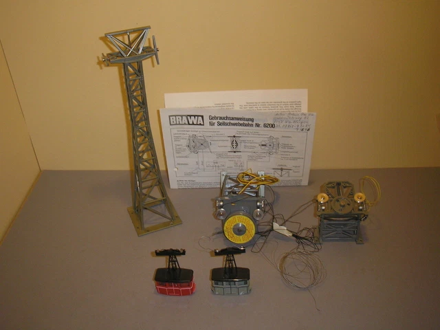 EHEIM BRAWA 6200 H0 Seilbahn Schwebebahn Cable Car elektrisch AC mit ...