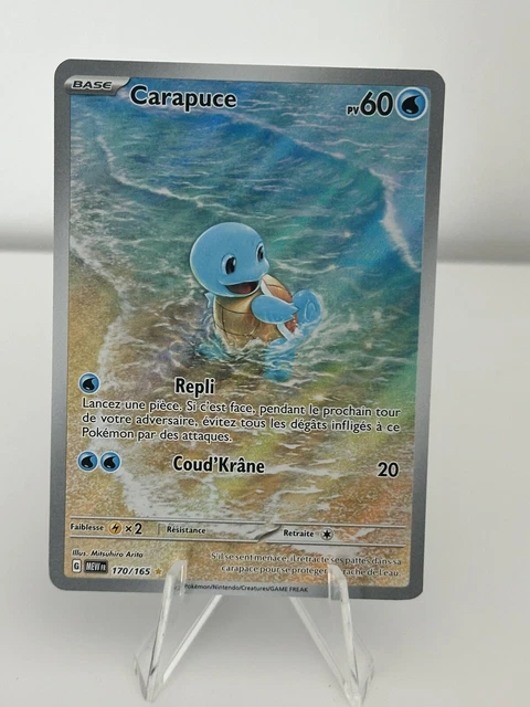 CARTE POKEMON CARAPUCE AR 170/165 Ev3.5 151 FR Neuve EUR 36,50 - PicClick FR