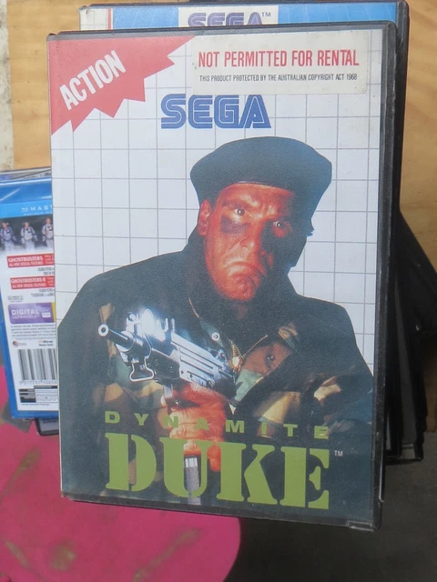 DYNAMITE DUKE Sega Mega Drive game, cartridge in case, PAL, Tested $14. ...