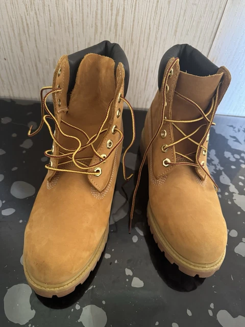 TIMBERLAND CLASSIC 6-INCH Premium Boots – Wheat – UK 8 – Iconic Style ...