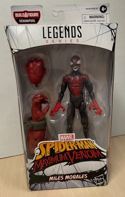 MARVEL LEGENDS MILES Morales Venomized Maximum Venom Venompool Wave ...