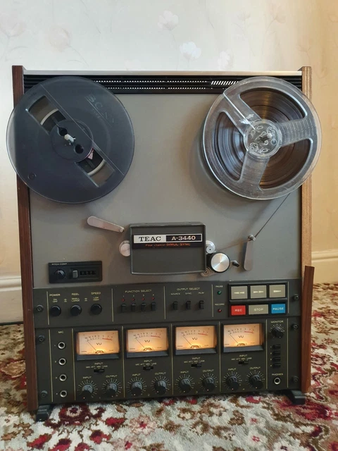 TEAC A-3440 REEL to Reel 4-channel Tape Recorder HiFi Vintage £749.99 ...
