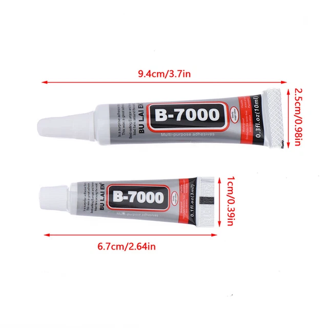 3/10ML B7000 GLUE Transparent Adhesives For Screen Repair Sticky Liquid ...
