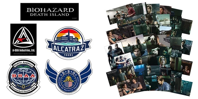 PSL BIOHAZARD RESIDENT Evil Death Island sticker All 40 types Complete ...