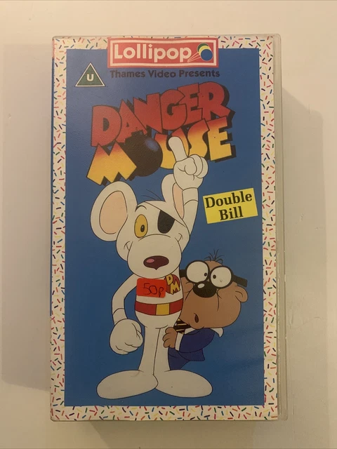 DANGER MOUSE DOUBLE Bill - vhs video tape - Cult Classic - Thames Video ...
