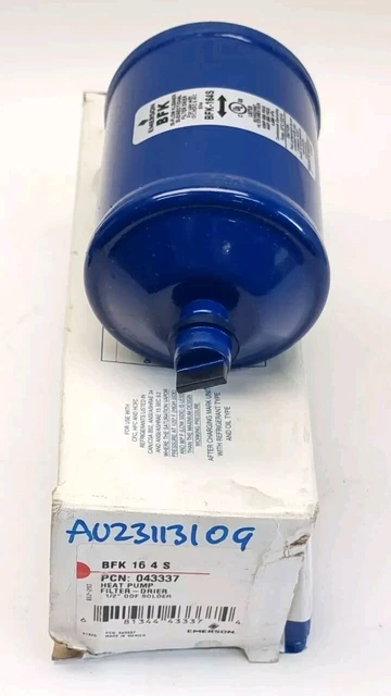 EMERSON HEAT PUMP Filter - Drier BFK 16 4 S 043337 1/2" ODF Solder $60. ...