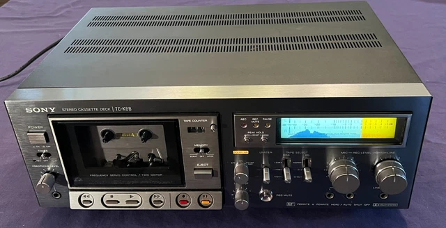 SONY TC K8B Vintage Cassette Deck Tapecorder TC-K8B £282.97 - PicClick UK
