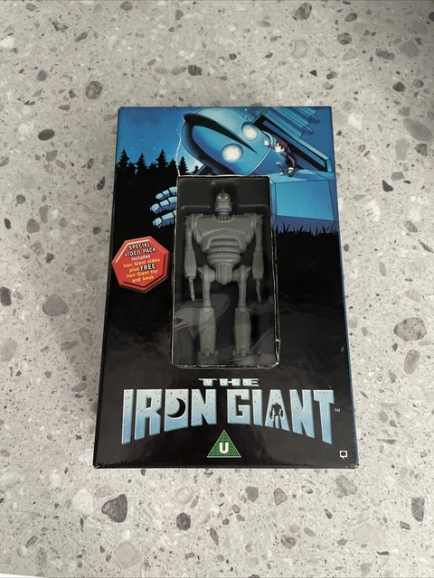THE IRON GIANT Special Video Pack (VHS, Iron Giant Toy & Book - Used) £ ...
