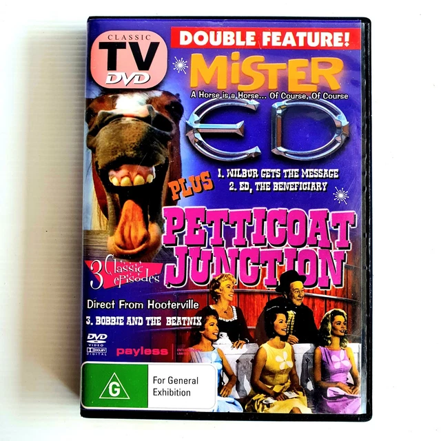 MISTER ED + Petticoat Junction DVD 3 x Classic Episodes, Comedy, Gift ...