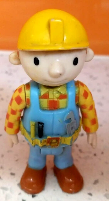 BOB THE BUILDER Figure PVC 7 cm tall - Jointed arms/legs 2011 - VGC £2. ...