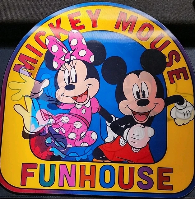 DISNEY &MICKEY MOUSE FunHouse" Wall Sign Lenticular Wall Decor Sign 15 ...