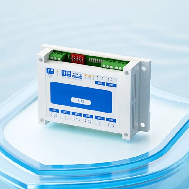 MODULO ACQUISIZIONE CONTROLLO Modbus RTU protocollo comunicazione RS485 4DI+2DO EUR 30,24 ...