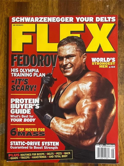 FLEX BODYBUILDING MUSCLE magazine ALEX FEDOROV 6-05 £5.63 - PicClick UK