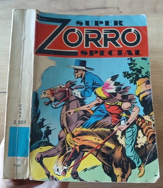 ALBUM RELIÉE SUPER ZORRO SPECIAL n° 14 avec 29 et 30 pub GEPPO au dos ...