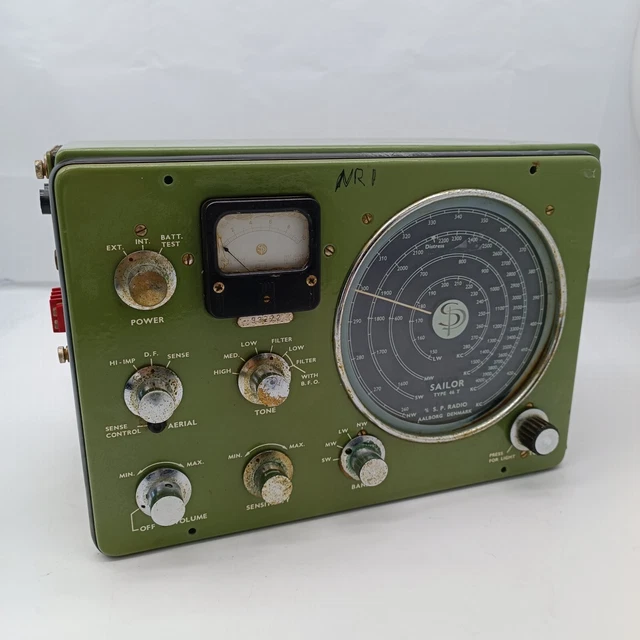 SAILOR TYPE 46 T Commercial Receiver AM UHF 82204F Marine Navy Radio ...