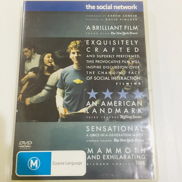 SOCIAL NETWORK (DVD, 2010) Region 4 $6.98 - PicClick AU